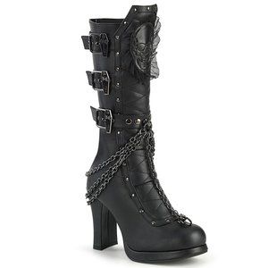 Shoes | Platform Skull Coffin High Heel Boots | Poshmark